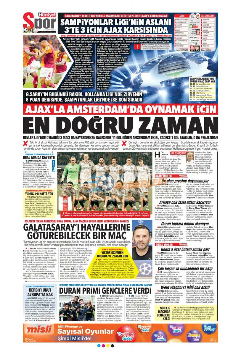 Galatasaray Avrupa’nın Yeni Prensi: Şampiyonlar Ligi’nde Devrim Yolda ...